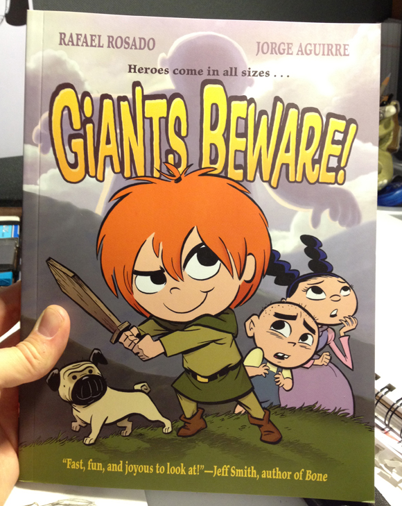Giants Beware Graphic Novel Cover by Jorge Aguirre and Rafael Rosado