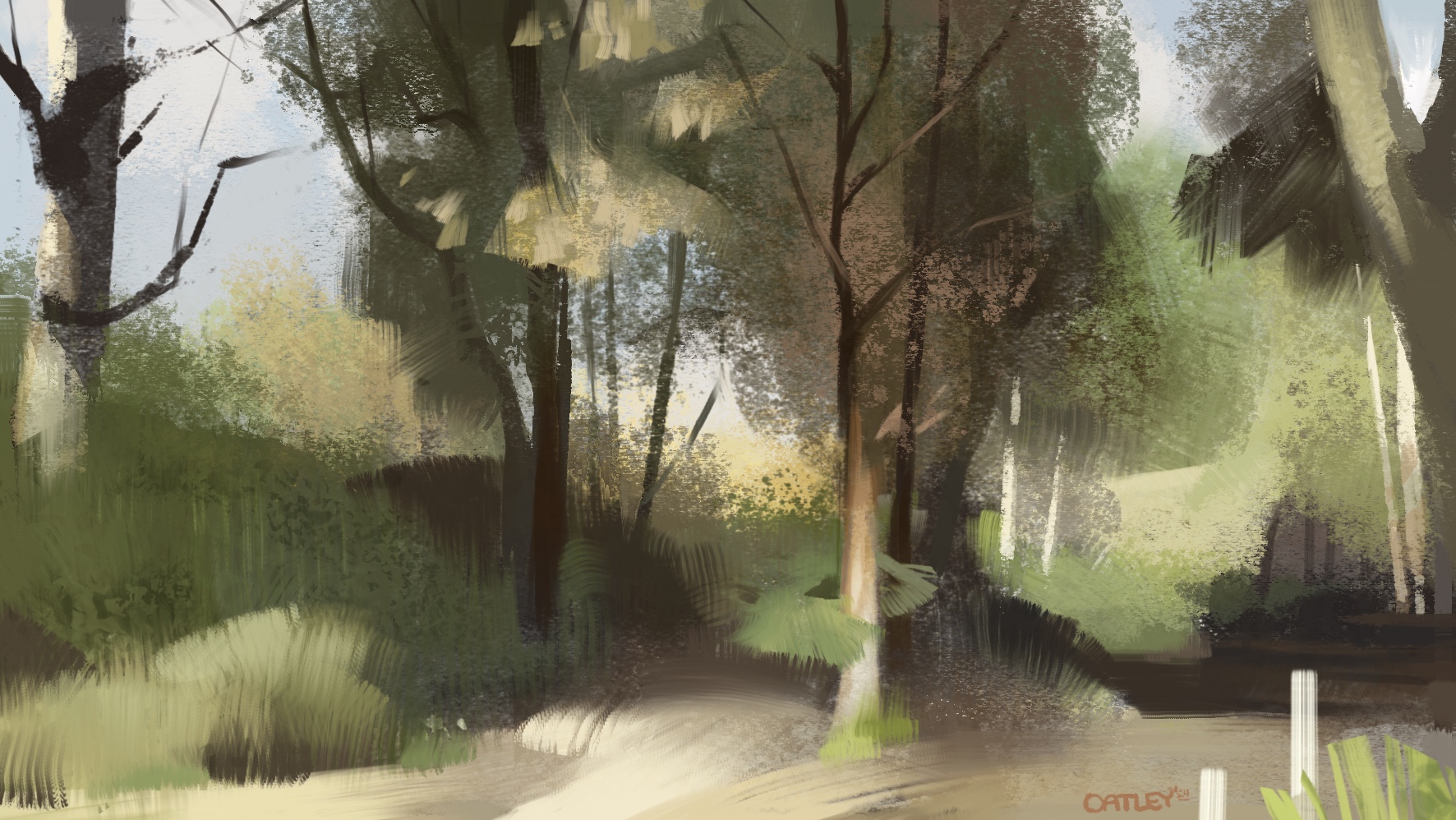 Still Standing: Digital Painting En Plein Air In Procreate